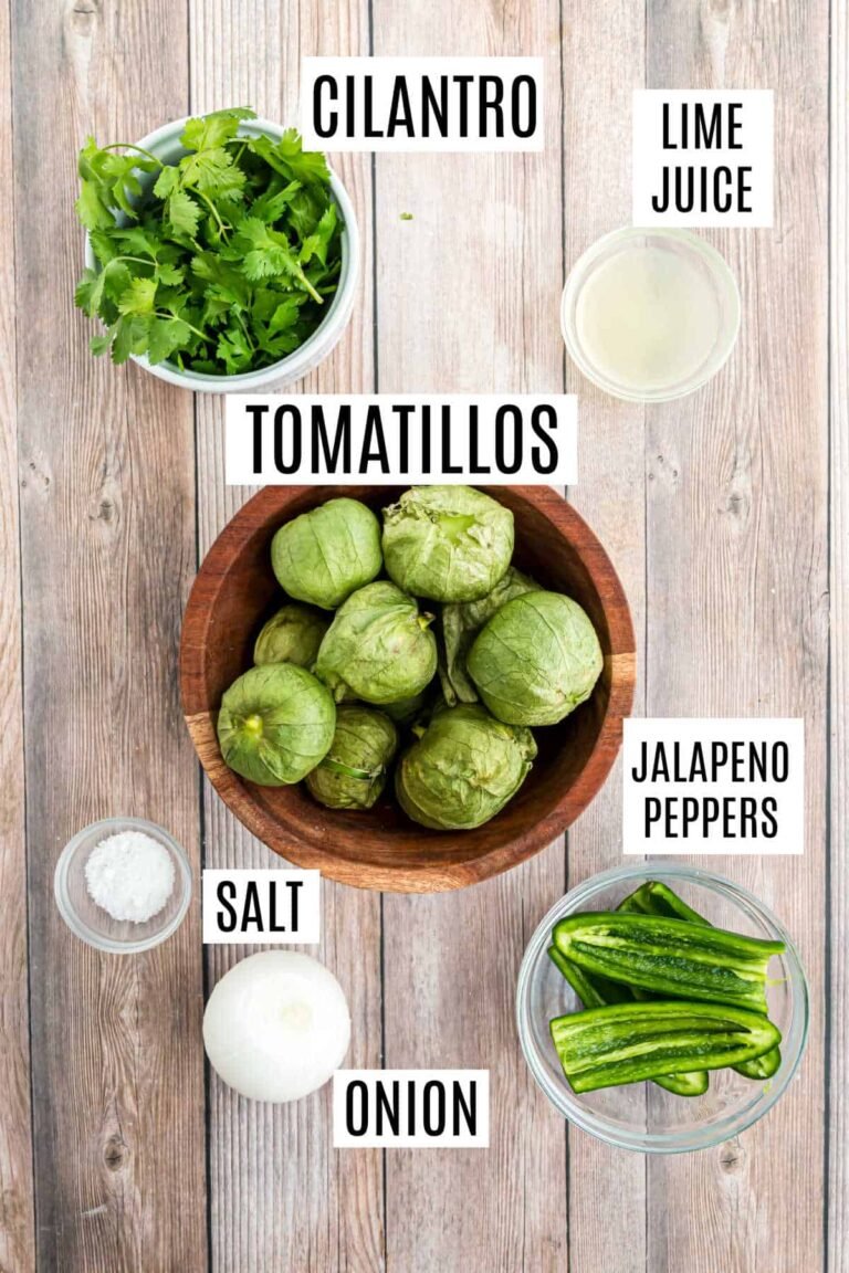 Tomatillo Salsa A Fresh and Zesty Recipe for Every Occasion